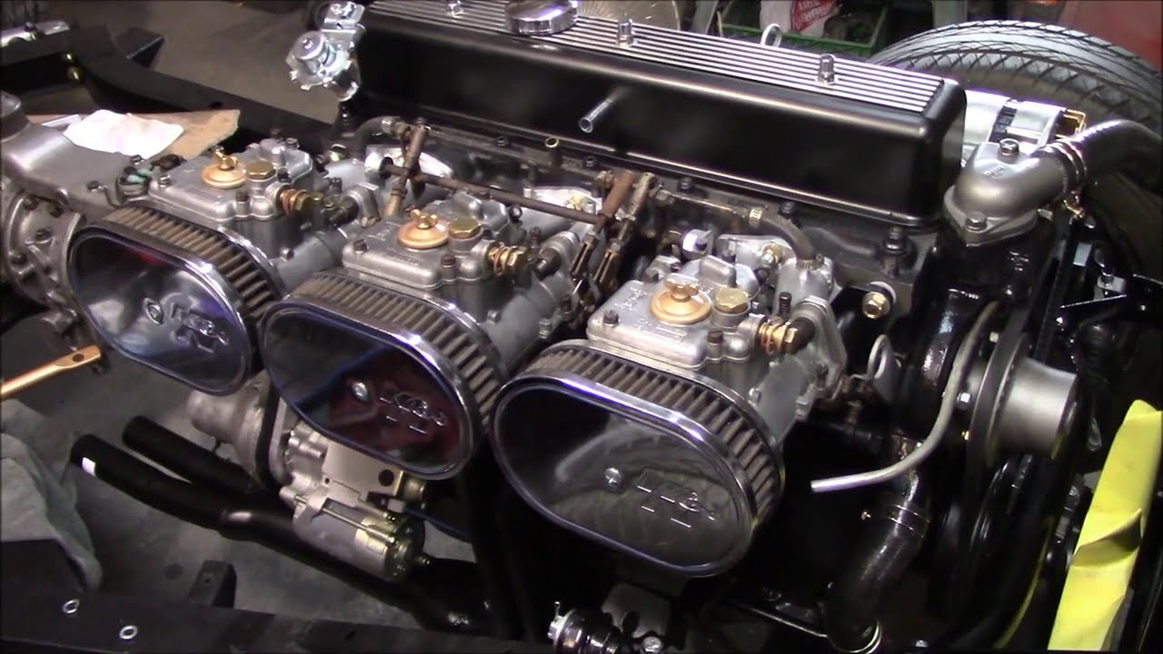 1968 Triumph TR250 Restoration, Fitting the Triple Weber DCOE 40 ...