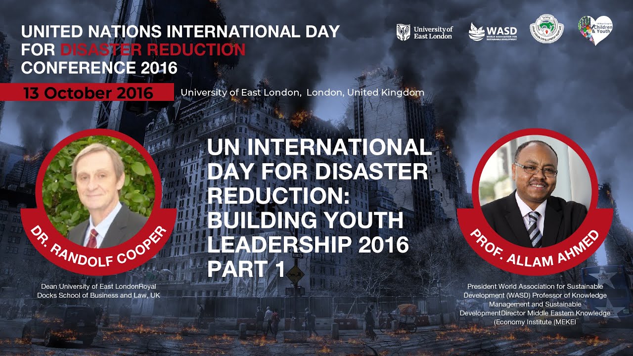 UN International Day for Disaster Reduction: Building Youth Leadership ...