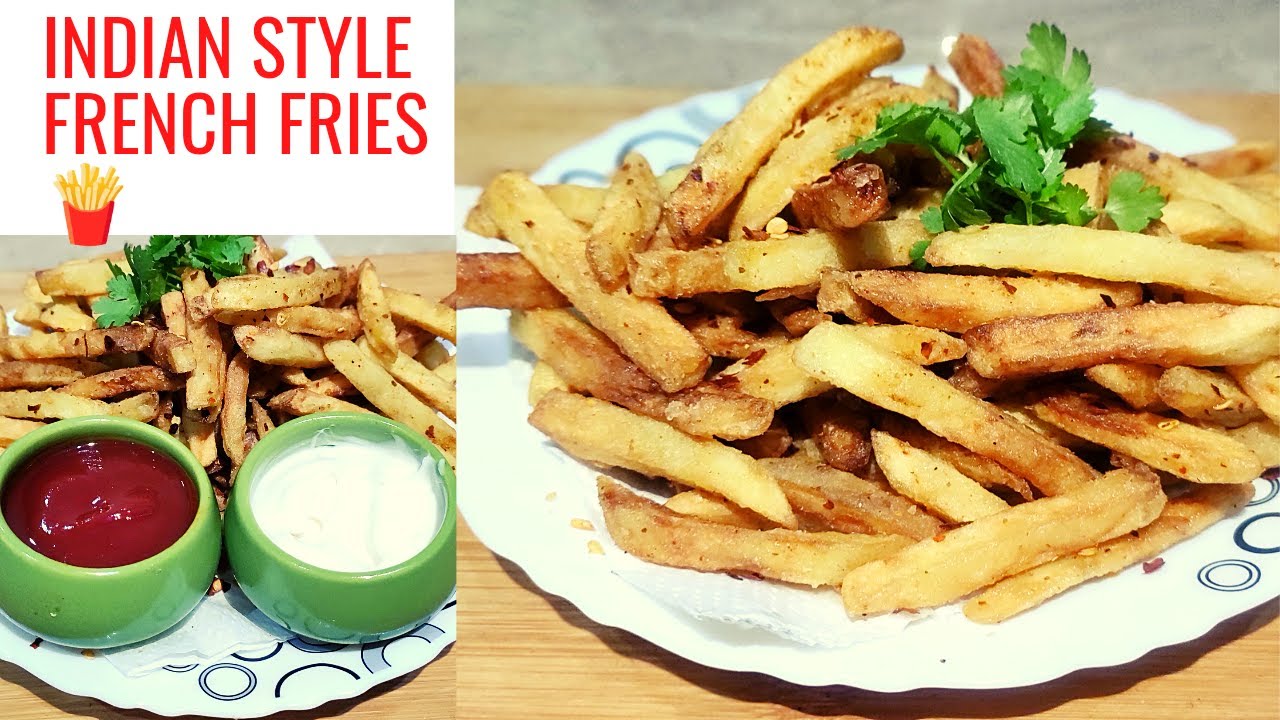Indian Crispy French Fries Recipe At Home // क्रिस्पी फ्रेंच फ्राइज ...