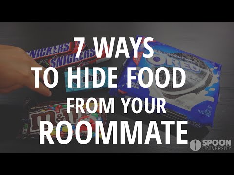 How to Hide Your Food From Your Roommate - YouTube