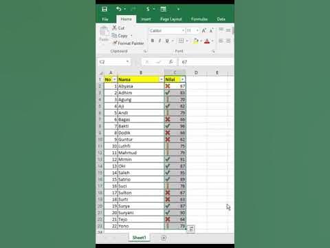 Cara Membuat Formula Conditional Formating di Excel #shorts - YouTube
