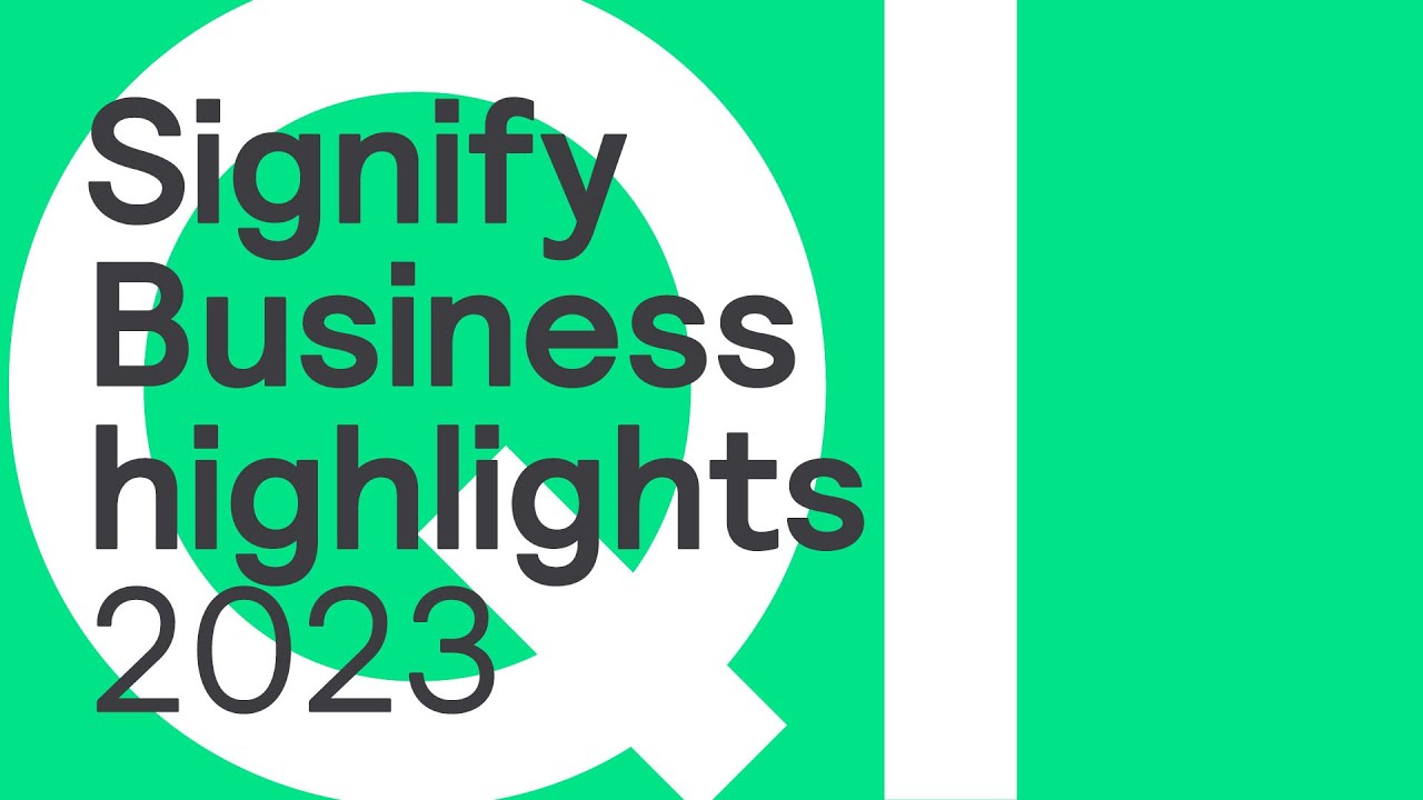 Signify Q1 2023 Business Highlights - YouTube