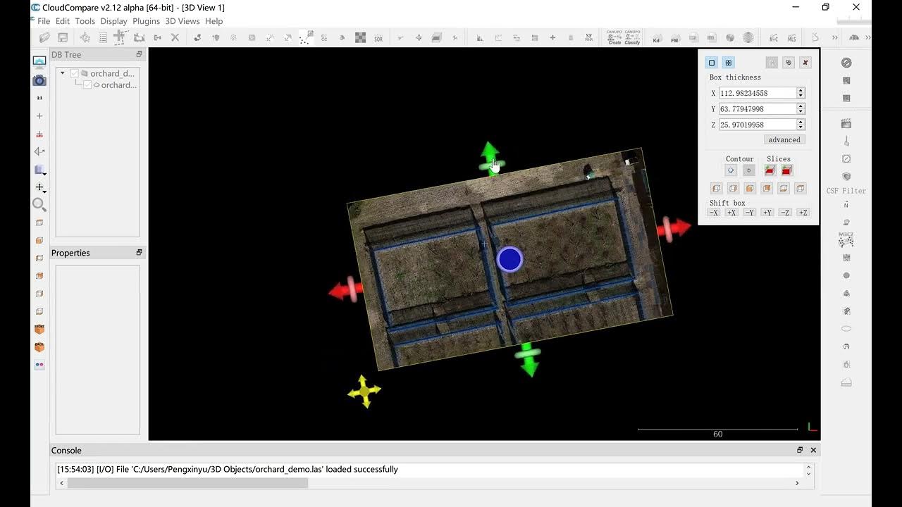 Tree branch skeleton algorithm(Preprocess:orchard segmentation) - YouTube
