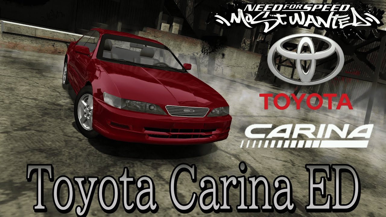 [NFS Most Wanted]Toyota Carina ED (ST202) mod - YouTube