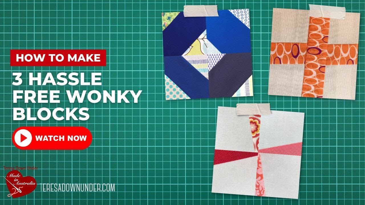 How to make 3 hassle free wonky blocks - YouTube
