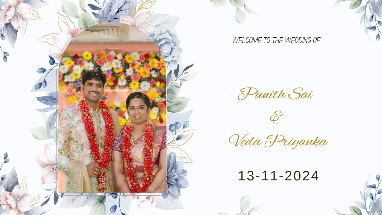 Wedding of Punith Sai & Veda Priyanka - YouTube