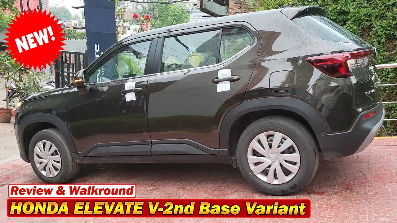2nd Base Model HONDA ELEVATE V - Detailed Review & Walkaround ! Less ...