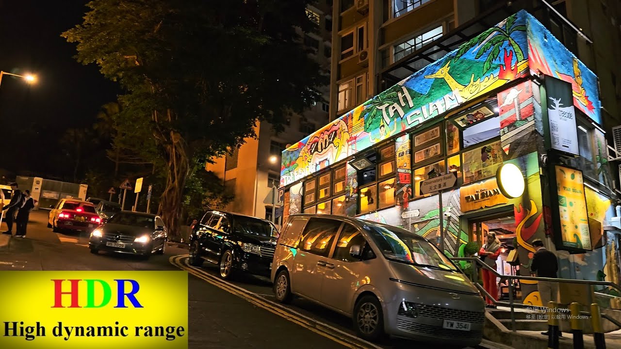 4K HDR Night tour of Kimberly Road and Knutsford Terrace in East Tsim ...