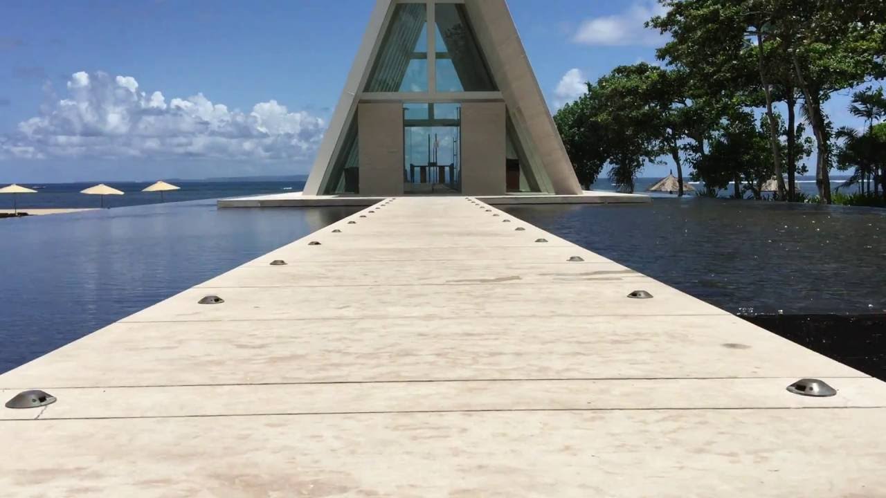 Conrad, Nusa Dua, Bali - Infinity Chapel - wedding ceremony - isle walk ...
