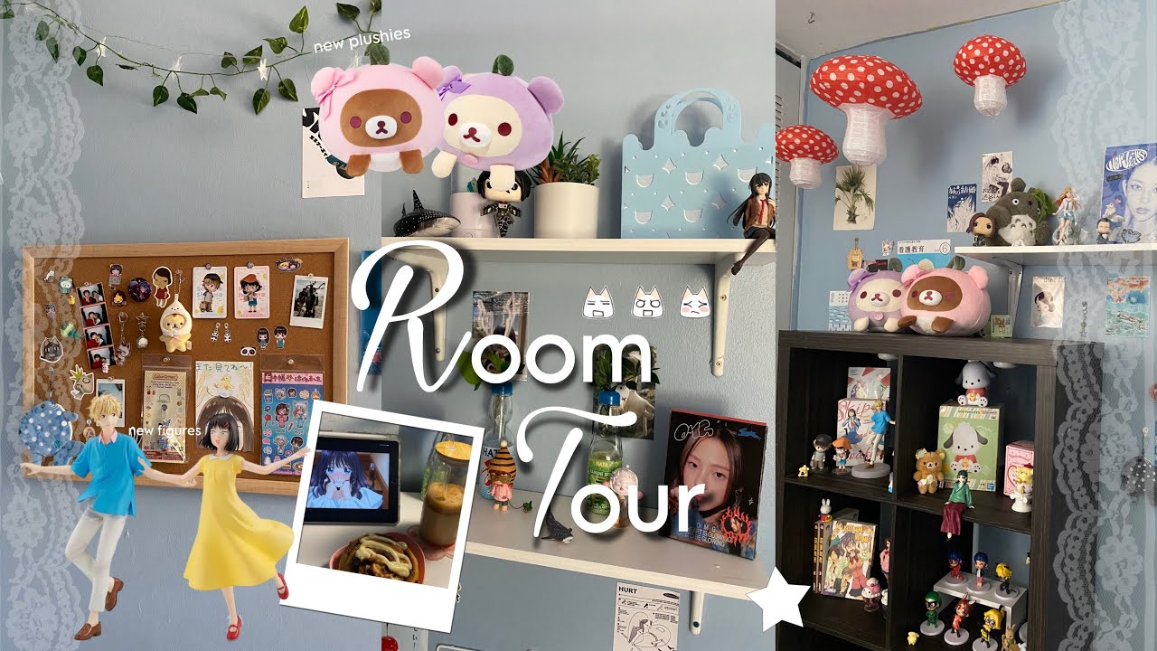 new room tour | #2 🧃organization, new things, trinkets, heisei retro ...