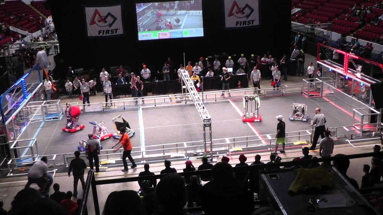 2014 FIRST Robotics Wisconsin Regional Finals Match 2 - YouTube