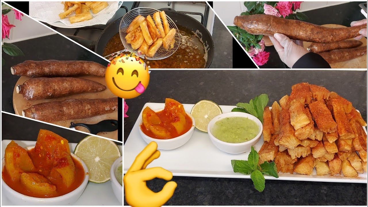 Sidan Fudud U Sameyso Muhogo | Fried Cassava Recipe | Amenabeauty - YouTube