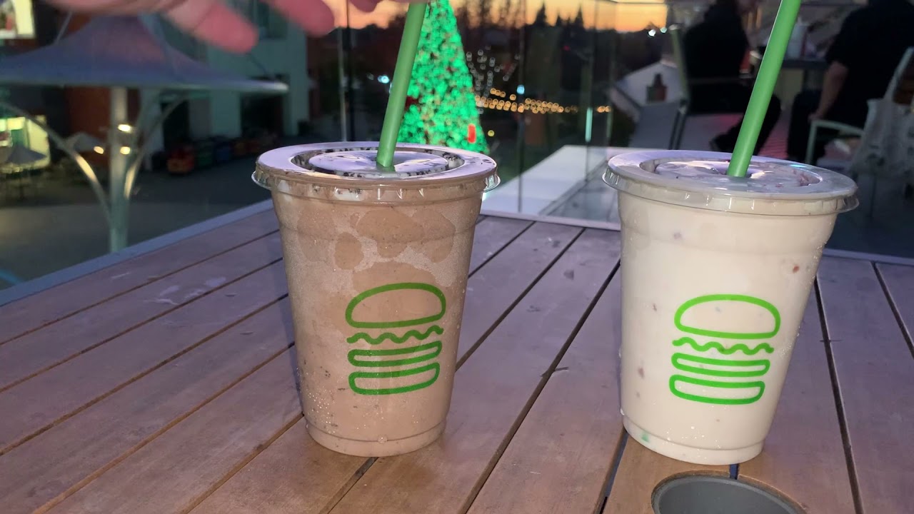 Shake Shack Holiday Shakes 2021 - YouTube