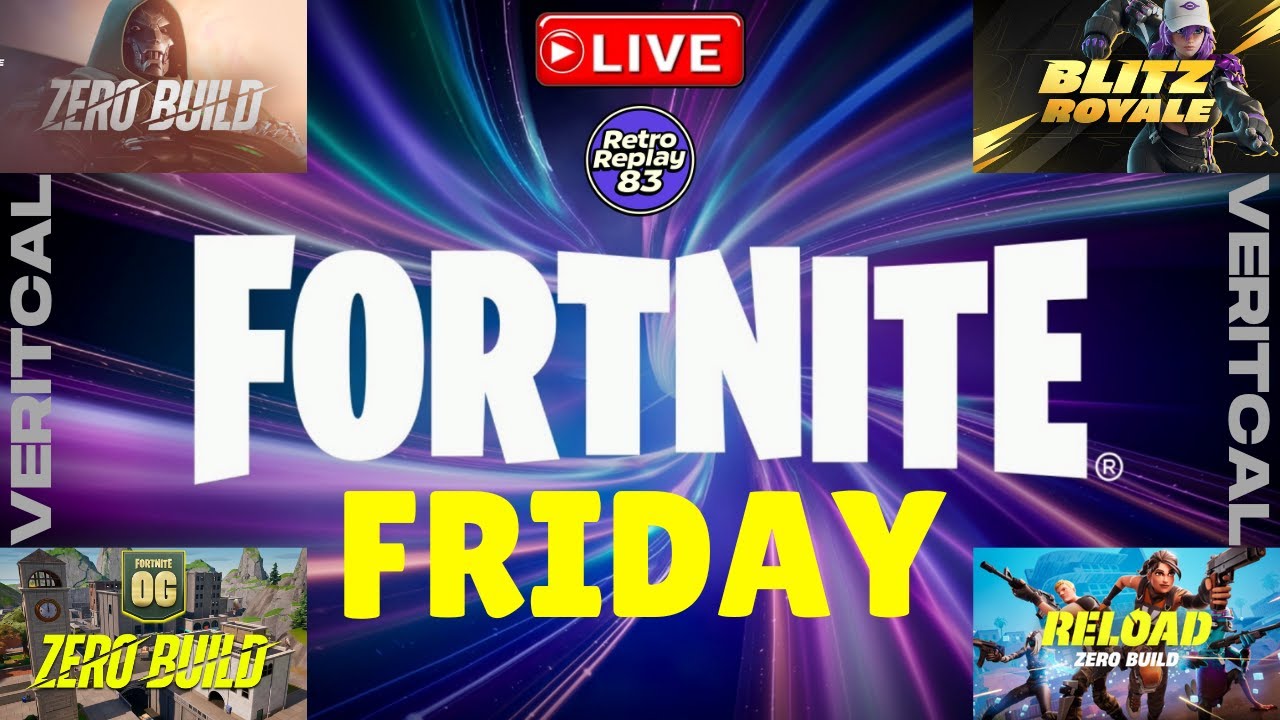 Fortnite Friday Night Live Stream - Vertical - YouTube