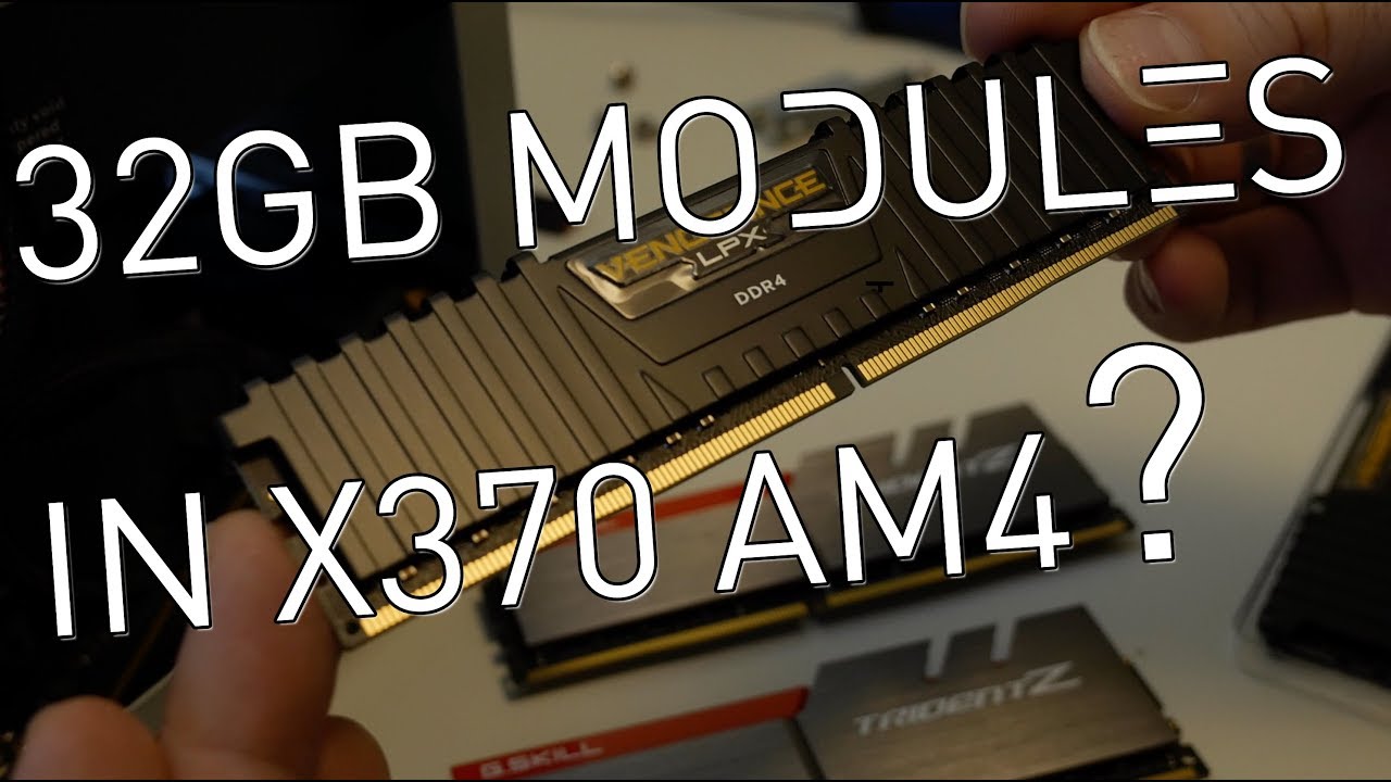 The Largest Consumer DDR4 RAM 64GB In AM4 X370 Mini ITX YouTube