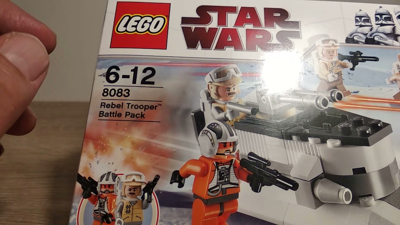 LEGO 8083 Rebel Trooper Battle Pack - YouTube