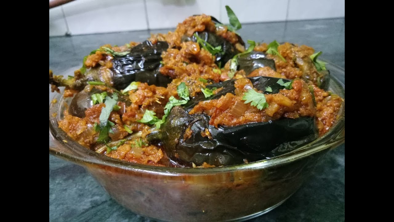 Bharwa (stuffed) Baigan Recipe - Stuffed Brinjal Recipe - Chatpate ...