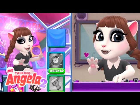 My Talking Angela 2 - Dj Angela Style Black - YouTube