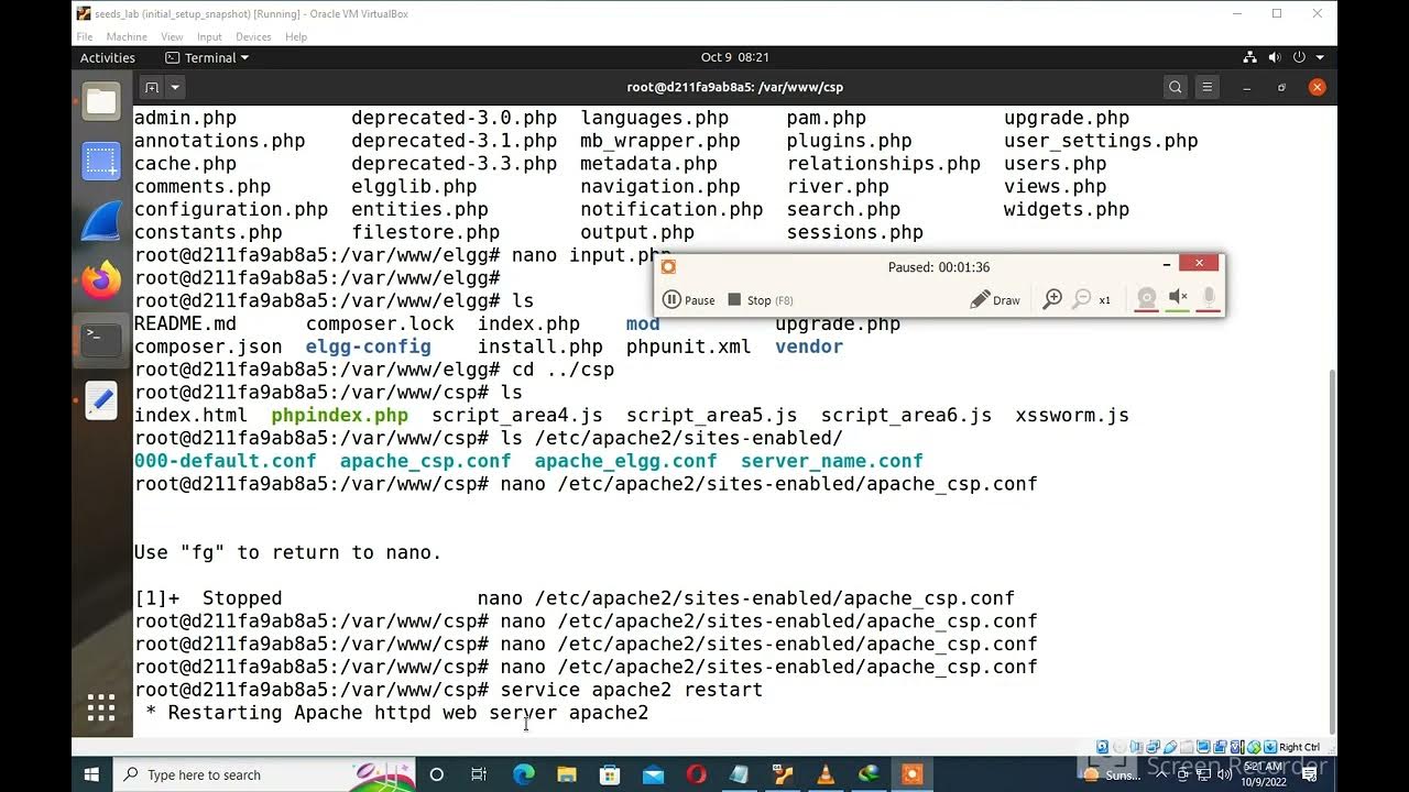 Task 7:Defeting XSS attack using CSP - YouTube