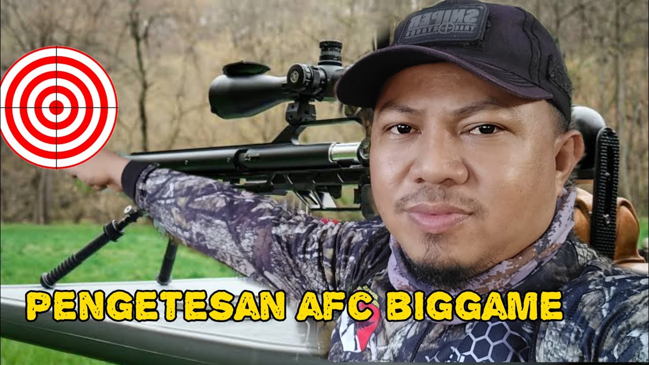 senapan pcp afc biggame akurasi luarbiasa & dahsyat#senapanangin # ...