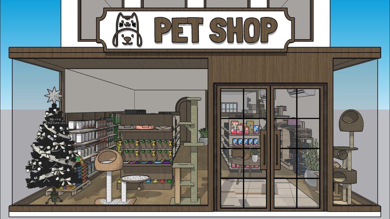 Pet shop 3D model design by Hokori Artwork - YouTube