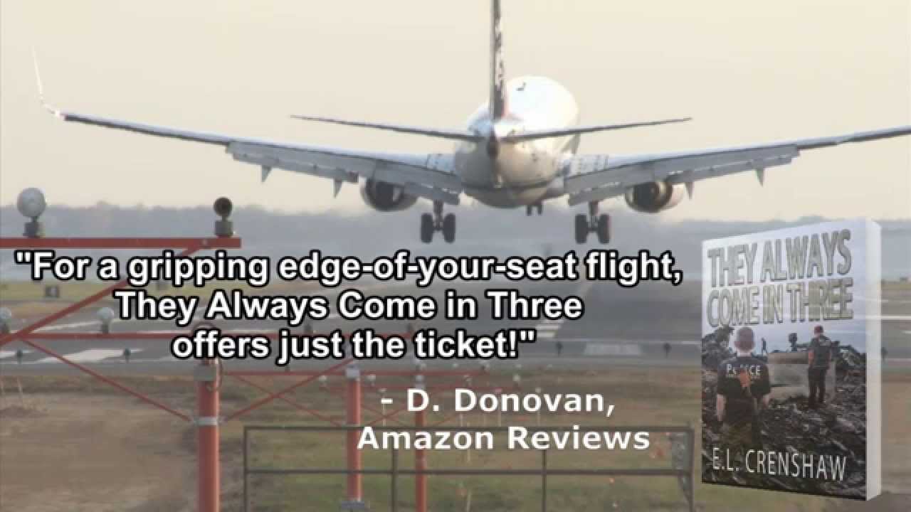 Book Video Trailer: They Always Come in Three by E.L. Crenshaw - YouTube