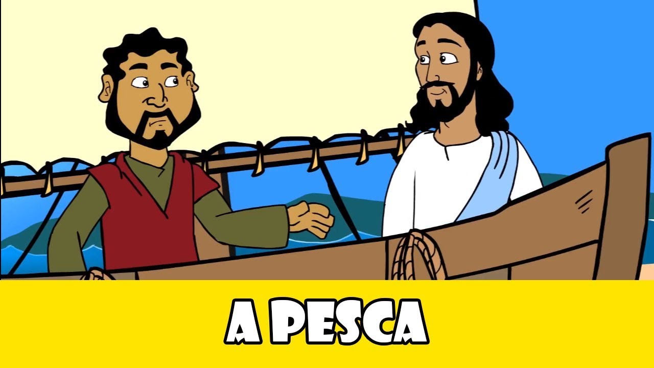 DESENHOS BÍBLICOS - A PESCA: JESUS FAZ UM MILAGRE! - YouTube