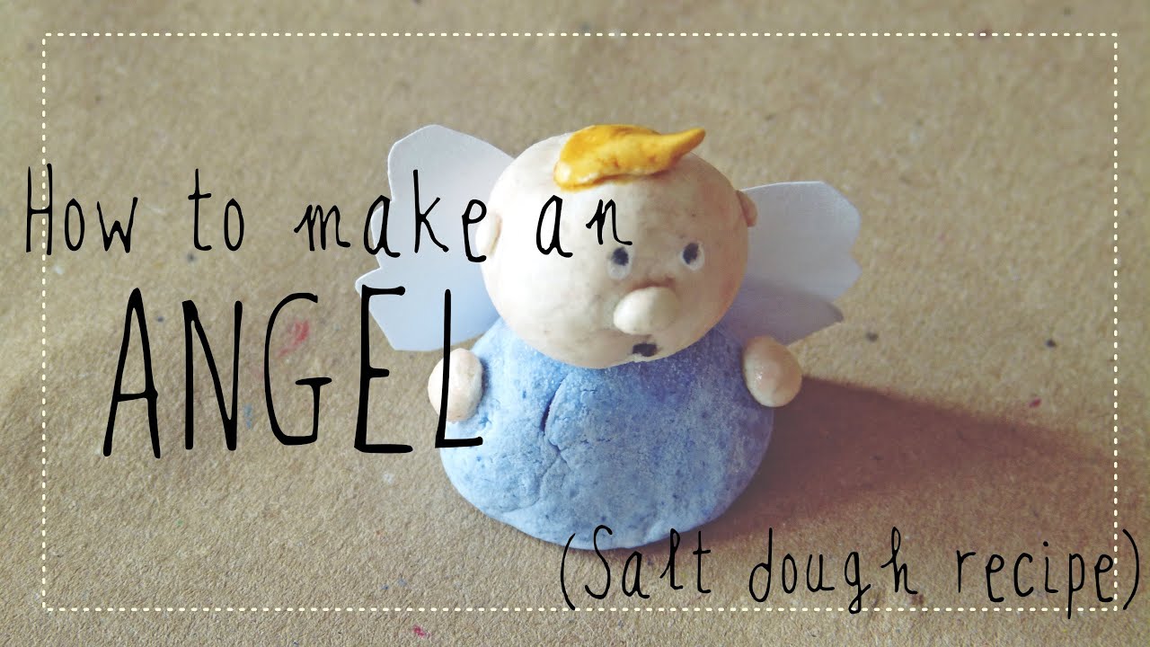 Christmas crafts: Salt dough angel - YouTube