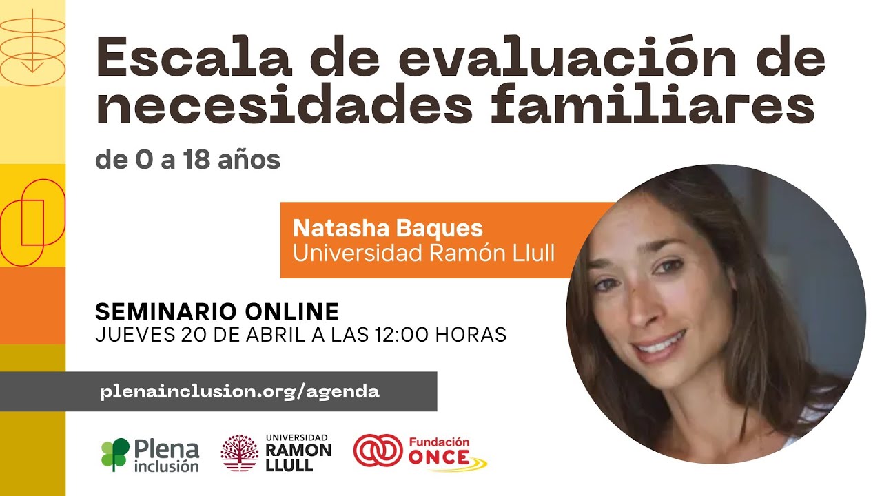 Escala de evaluación de necesidades familiares | Plena inclusión 2023 ...
