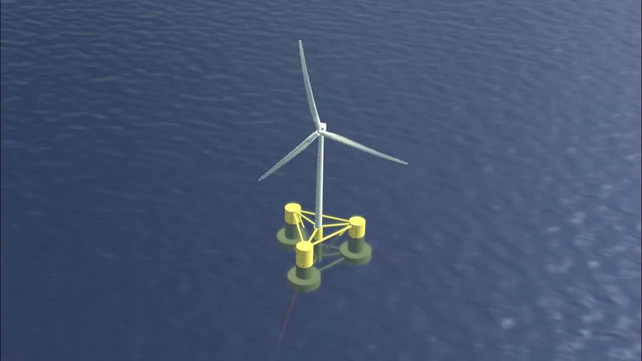 Visualisation of a wind turbine simulation using OpenFAST and Blender !! - YouTube
