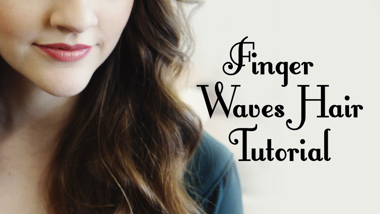 Finger Waves Hair Tutorial - YouTube