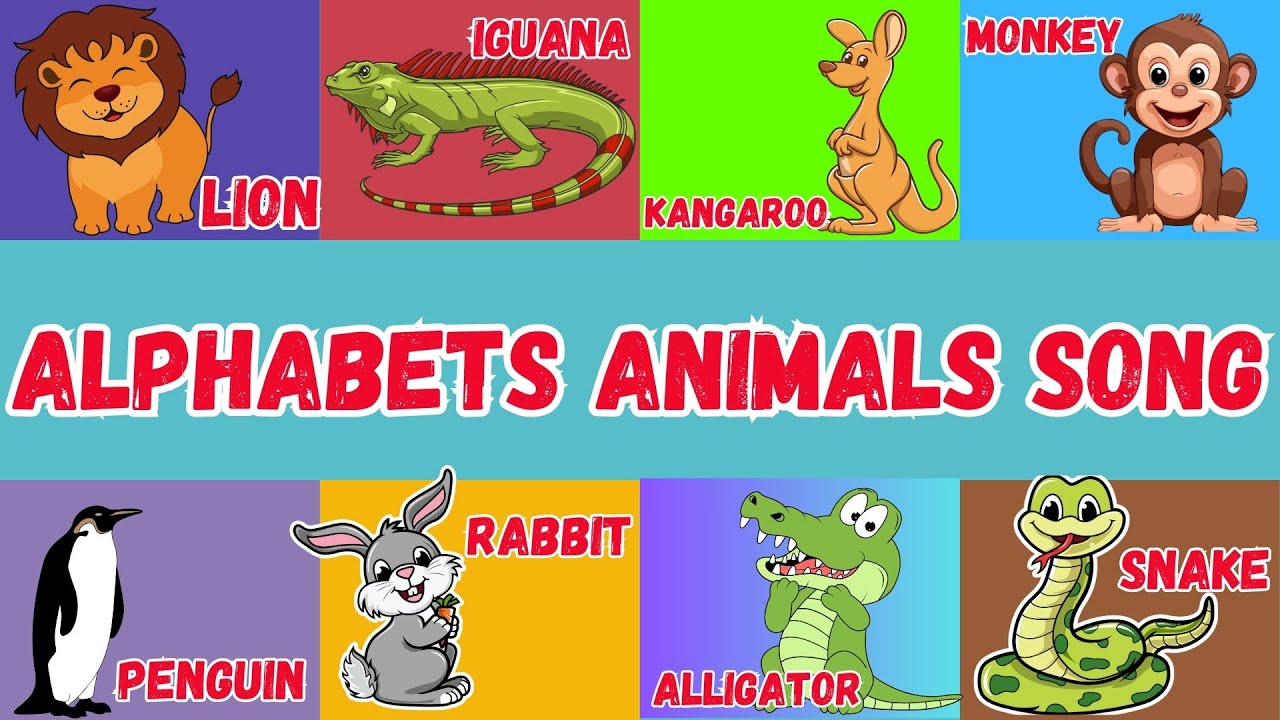 The Phonics Song | ABC Song | A for Alligator |Kiddos Study Zone |Tiny Tots | ABC Animals ...