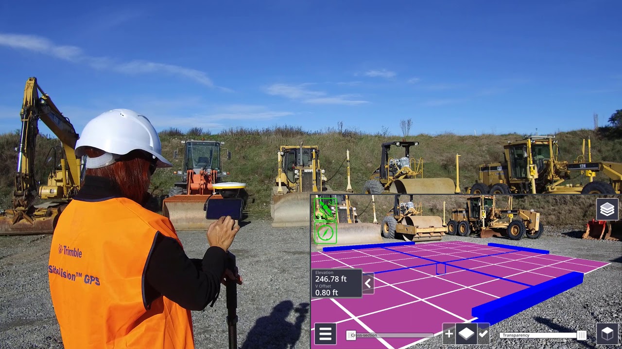 Trimble SiteVision Tutorial - Using the Plane application - YouTube