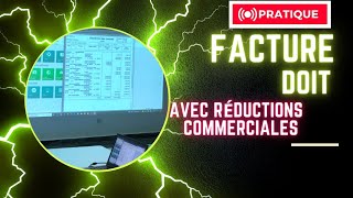 une facture doit très simple avec les réductions commer... | Doovi