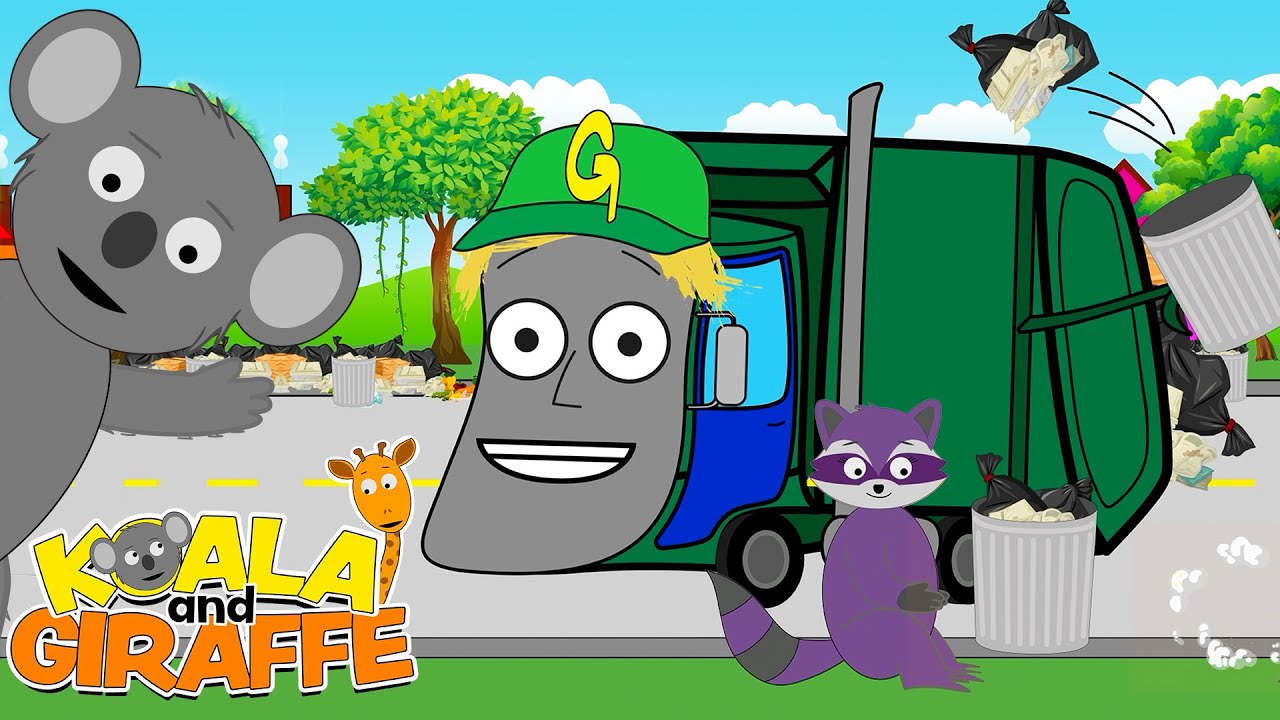 Garbaggio: Super Hero Garbage Truck! | Koala & Giraffe - YouTube