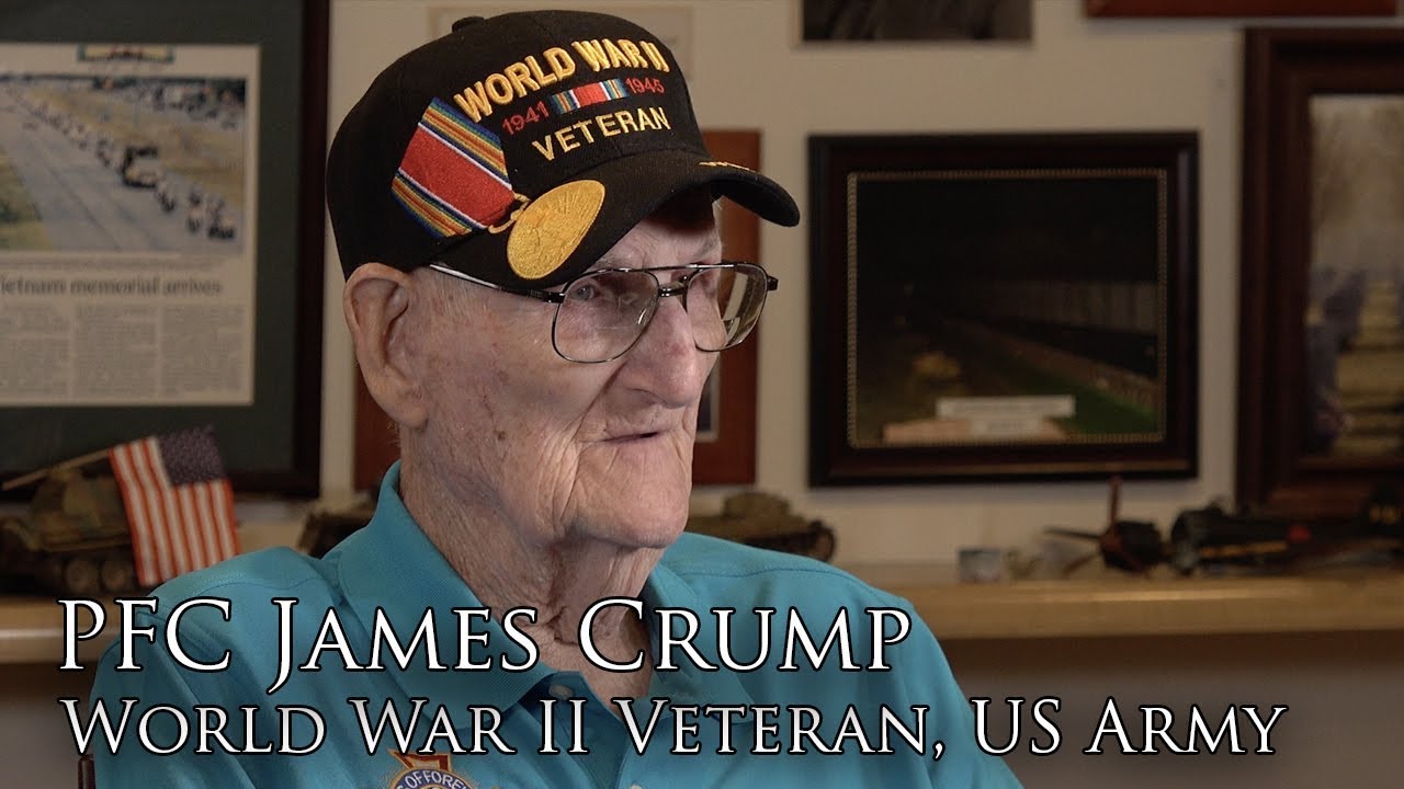 D-Day Veteran PFC James Crump - YouTube