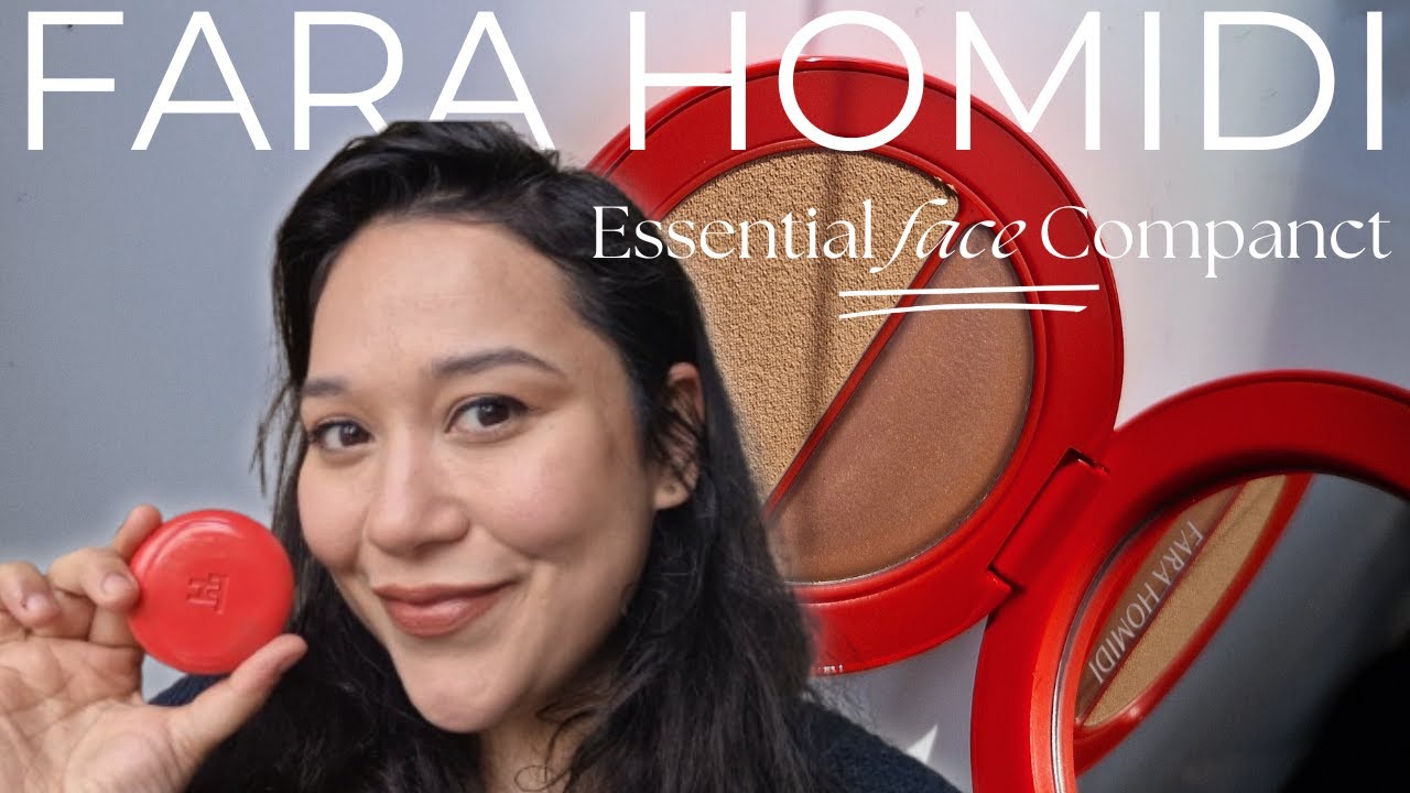 NEW! Fara Homidi Essential Face Compact in Sable I Demo + Lip Palette ...