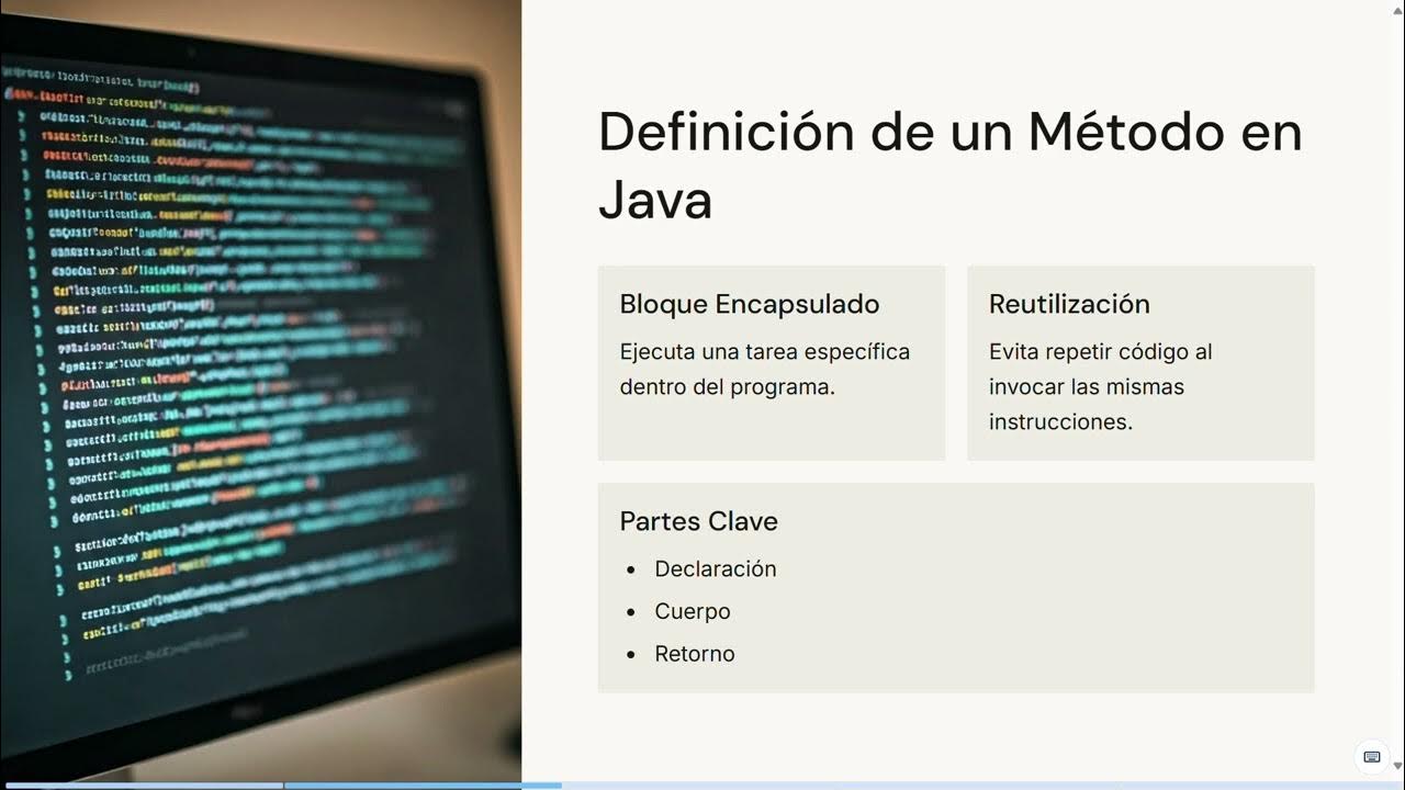 ¿Qué es un Método en Java y Su Utilidad? - YouTube