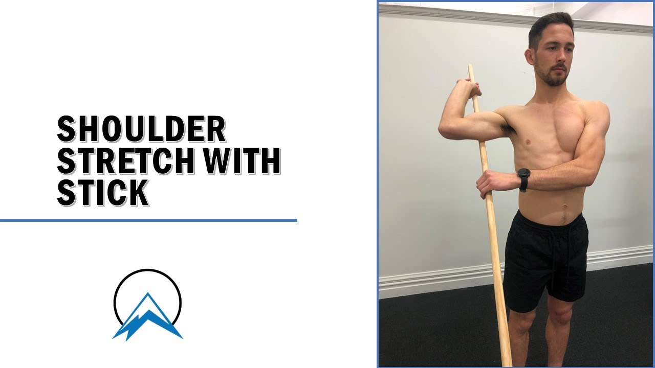 Rotator Cuff Stretch with Stick - YouTube