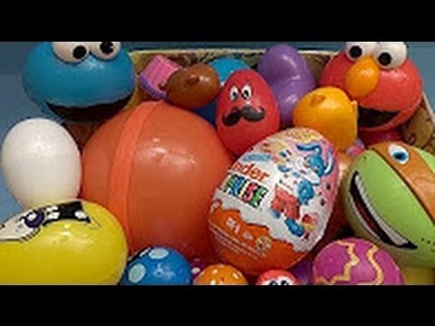NEW Huge 101 Surprise Egg Opening! With a GIANT JUMBO Kinder Surprise ...