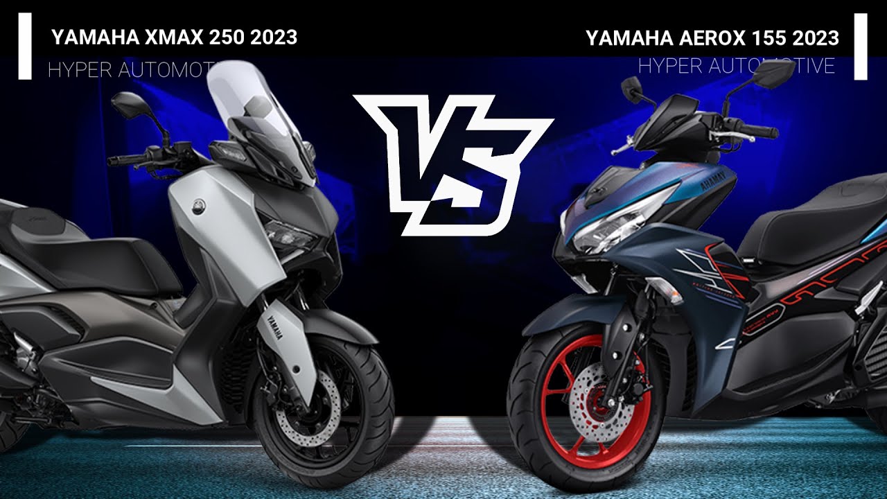 Yamaha Xmax 250 vs Yamaha Aerox 155 | perbandingan motor matic 2023 ...