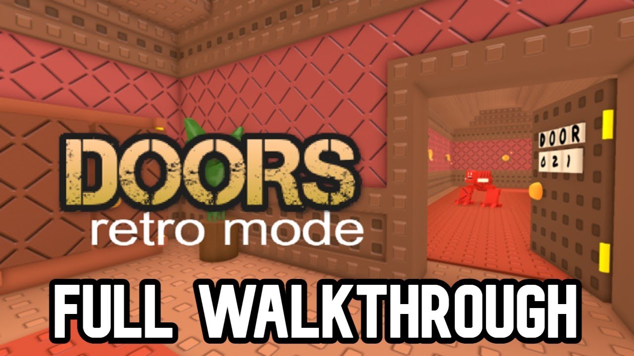 ROBLOX DOORS "RETRO MODE" - FULL WALKTHROUGH (SURVIVE THE DRAKOBLOXXERS ...