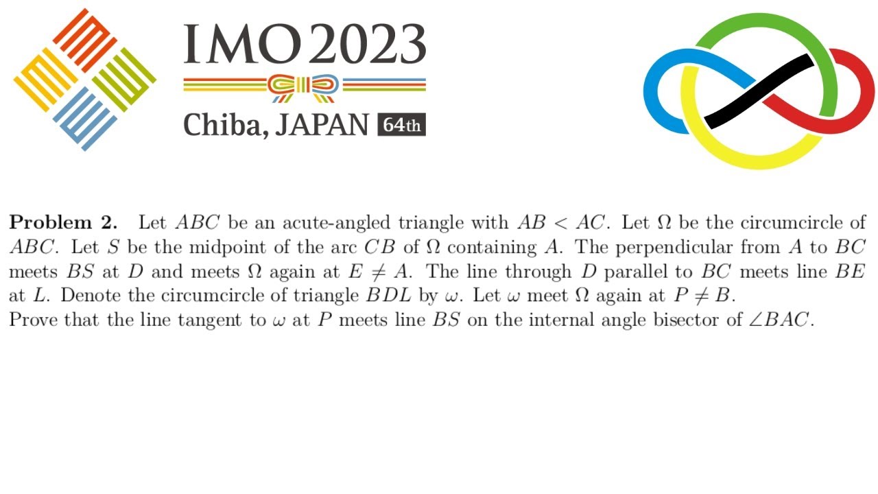 IMO 2023 P2 Review (Japan)| A sweet geometry - YouTube