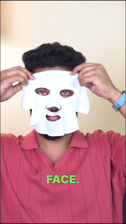 FACE MASK MISTAKES MEN MAKE #shorts #facemask #skincare #facesheetmask ...