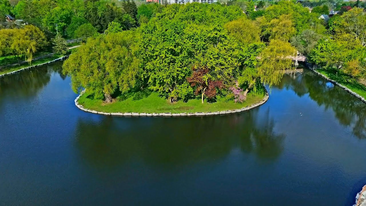 Beautiful aerial view of Victoria Park Kitchener. #nature #kitchener # ...