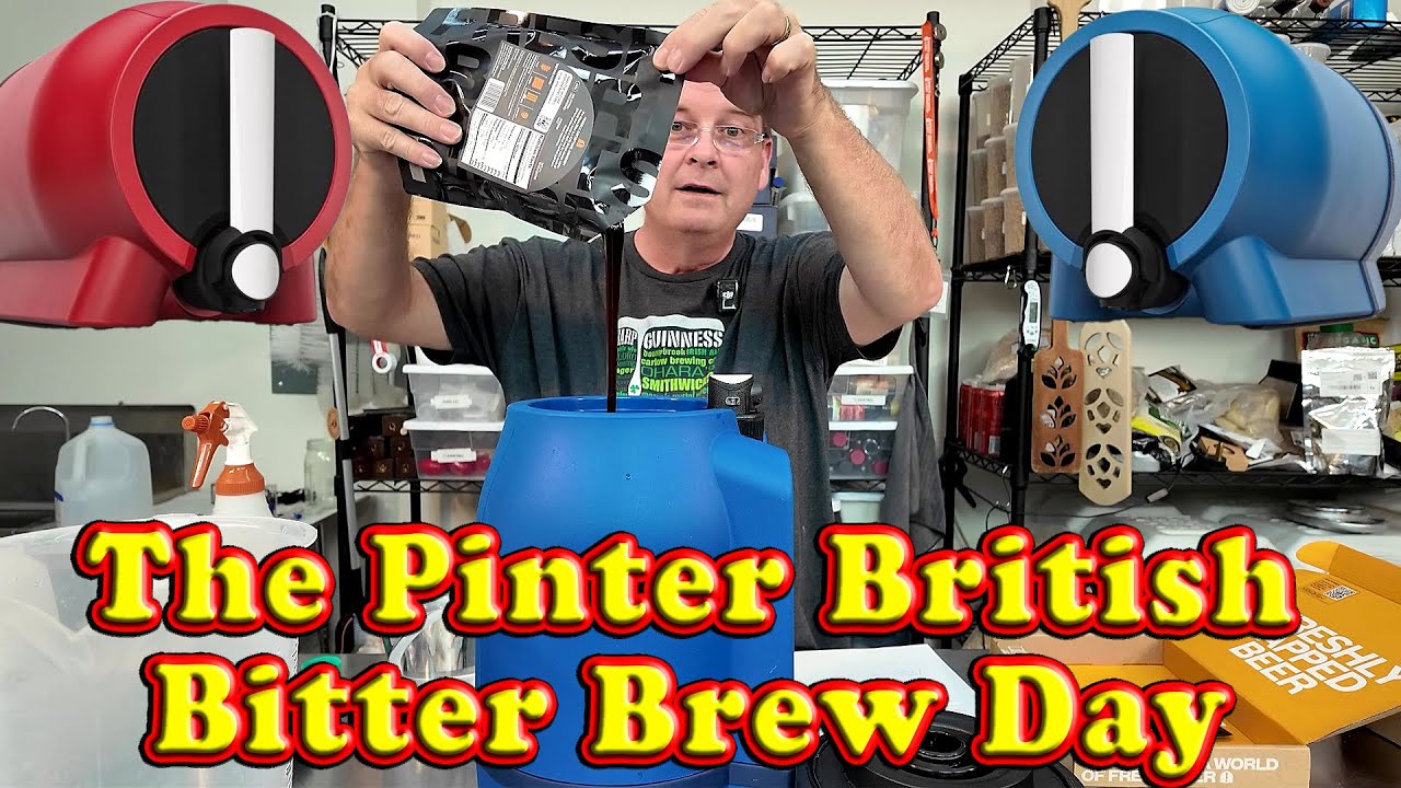 The Pinter British Bitter Brew Day - First Brew Day! - YouTube