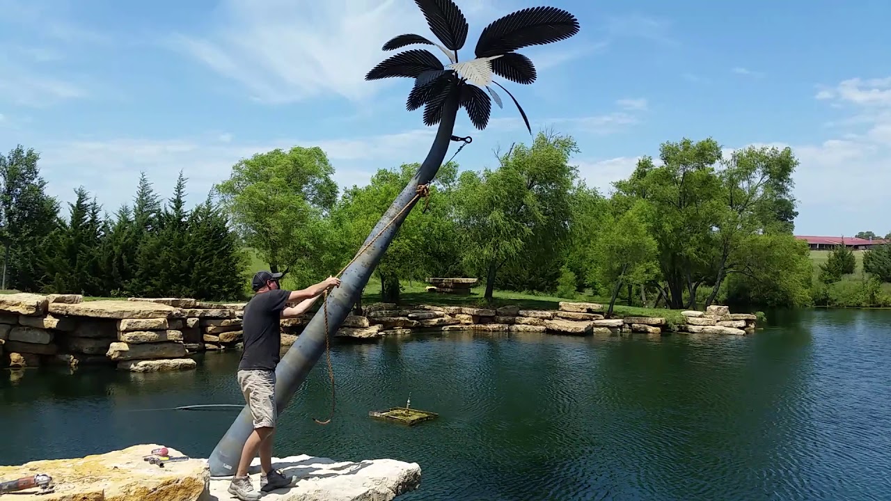 Designer Palms rope swing. - YouTube
