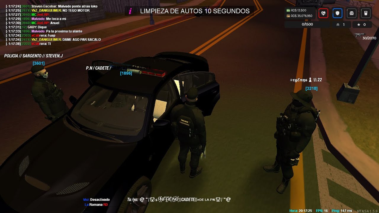 1 DIA DE PRUEBA COMO POLICE MTA - YouTube
