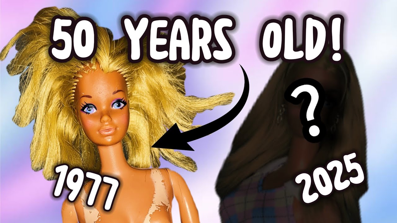 EXTREME Makeover: Restoring this 50 Year Old Barbie Doll - YouTube