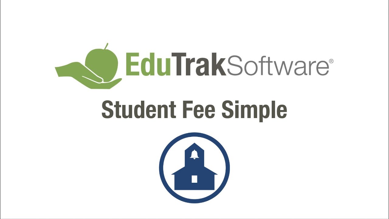 Student Fee Simple - EduTrak Software - YouTube